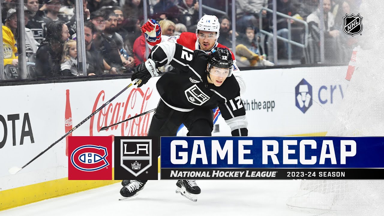 Canadiens @ Kings 11/25 | NHL Highlights 2023 - The Hockey Buzz