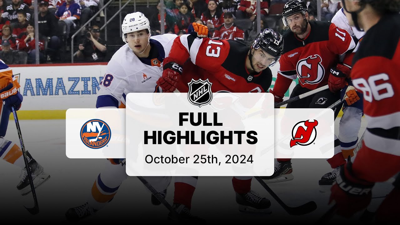 Islanders at Devils | October 25, 2024 | NHL Full Game Highlights - The ...