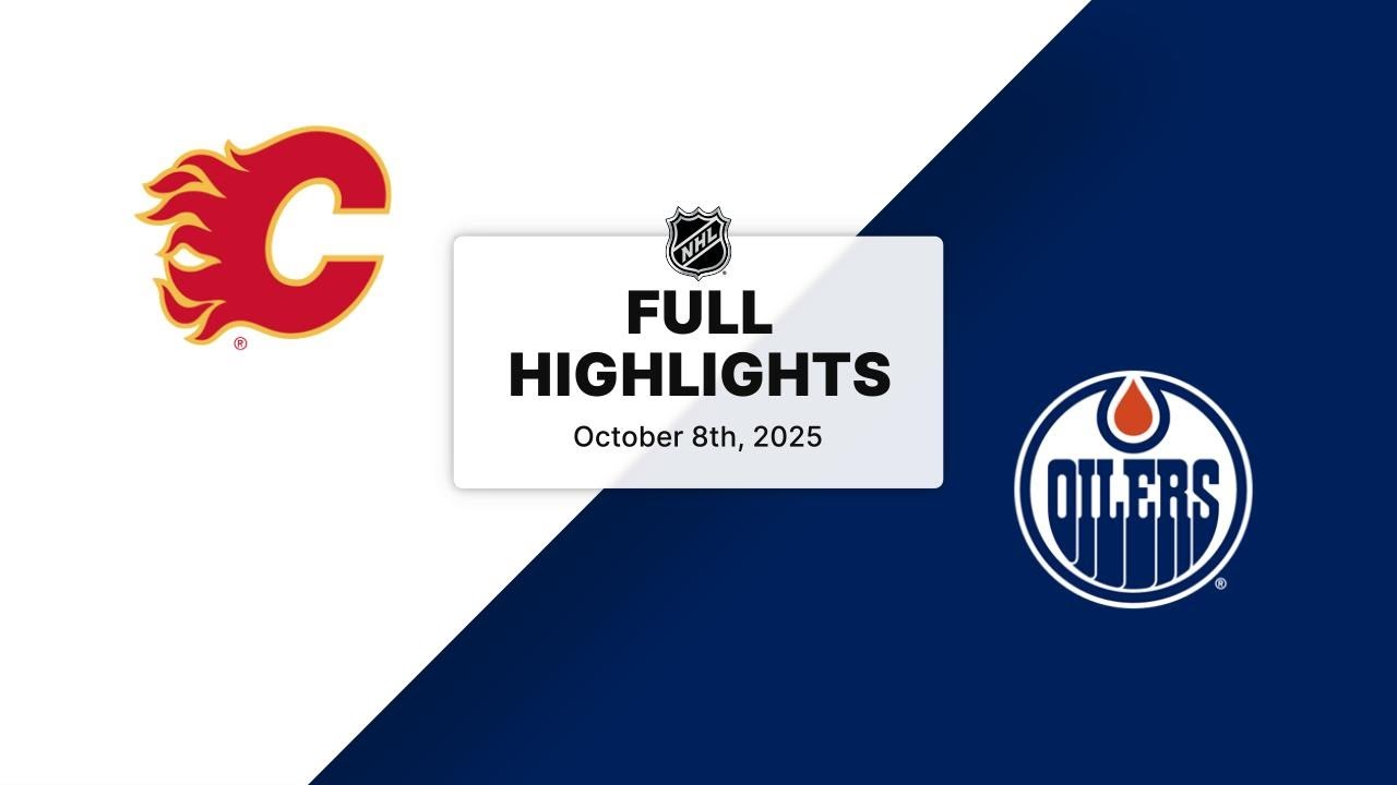 Nhl Highlights Flames Vs Oilers October 08 2025 The Hockey Buzz